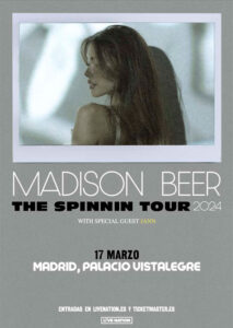 Madison Beer – The Spinnin Tour 2024 – Palacio Vistalegre